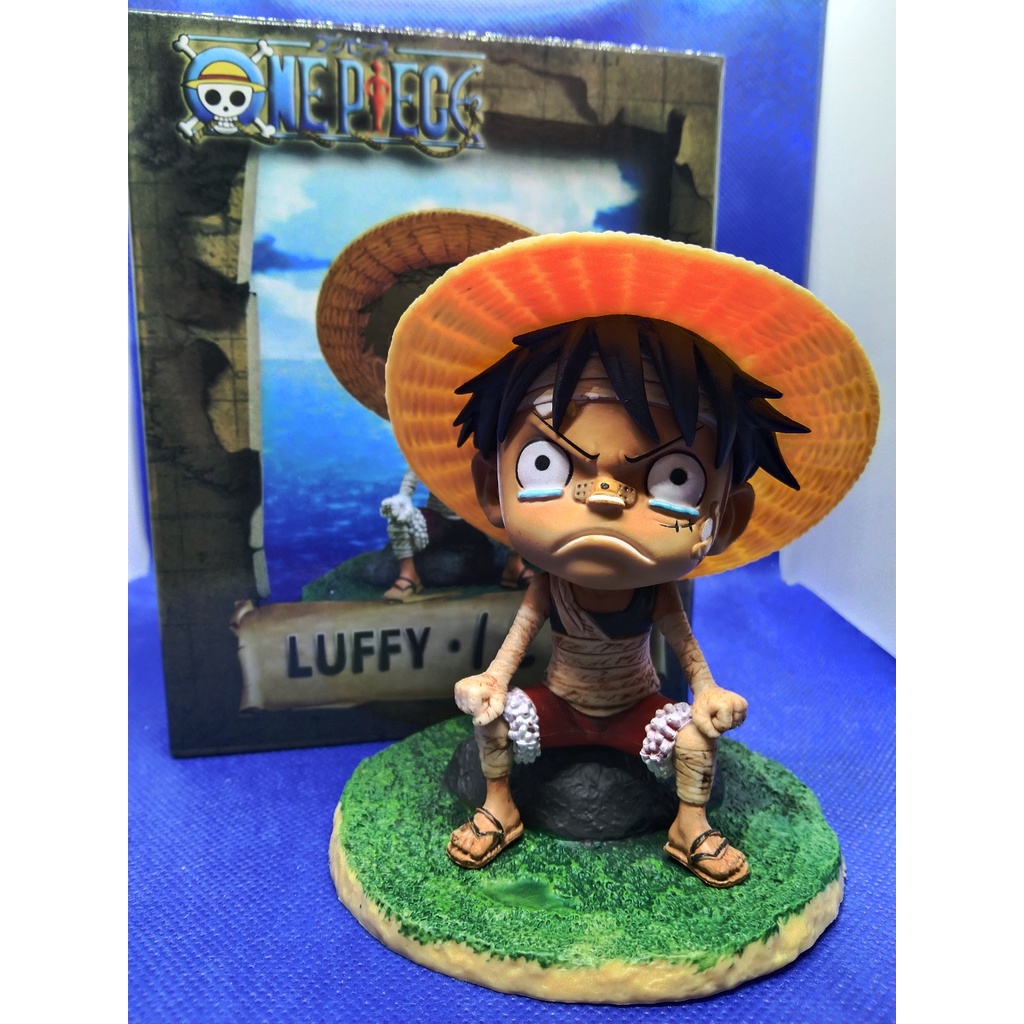One Piece Monkey.D.Luffy Chibi ( Figure bootleg ) | Shopee Malaysia