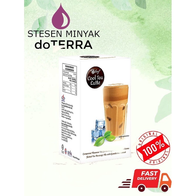 GANO EXCEL OLEAF COOL TEA LATTE CAMPURAN TEH HERBA GANODERMA LUCIDUM ...