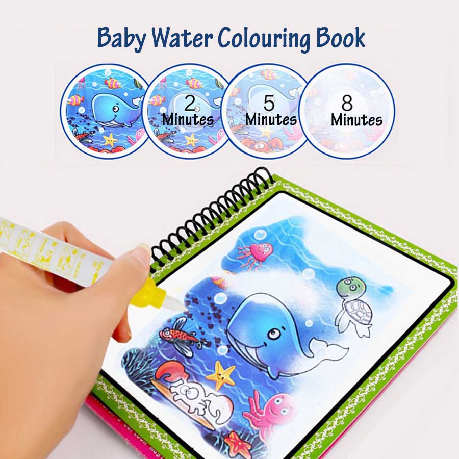 Magic Water Book Magic Water Colouring Book Magic Book Kid Pen Baby ...