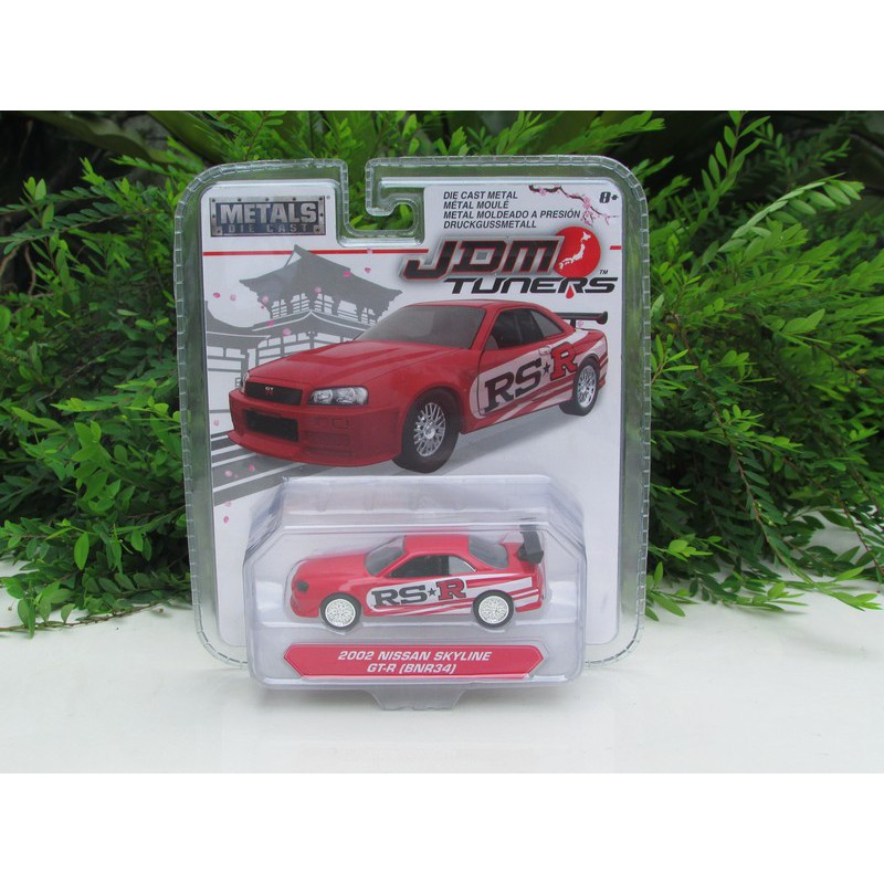 JADA 1/64 JDM Tuners 2002 Nissan Skyline GT-R GTR R34 (BNR34) Diecast ...