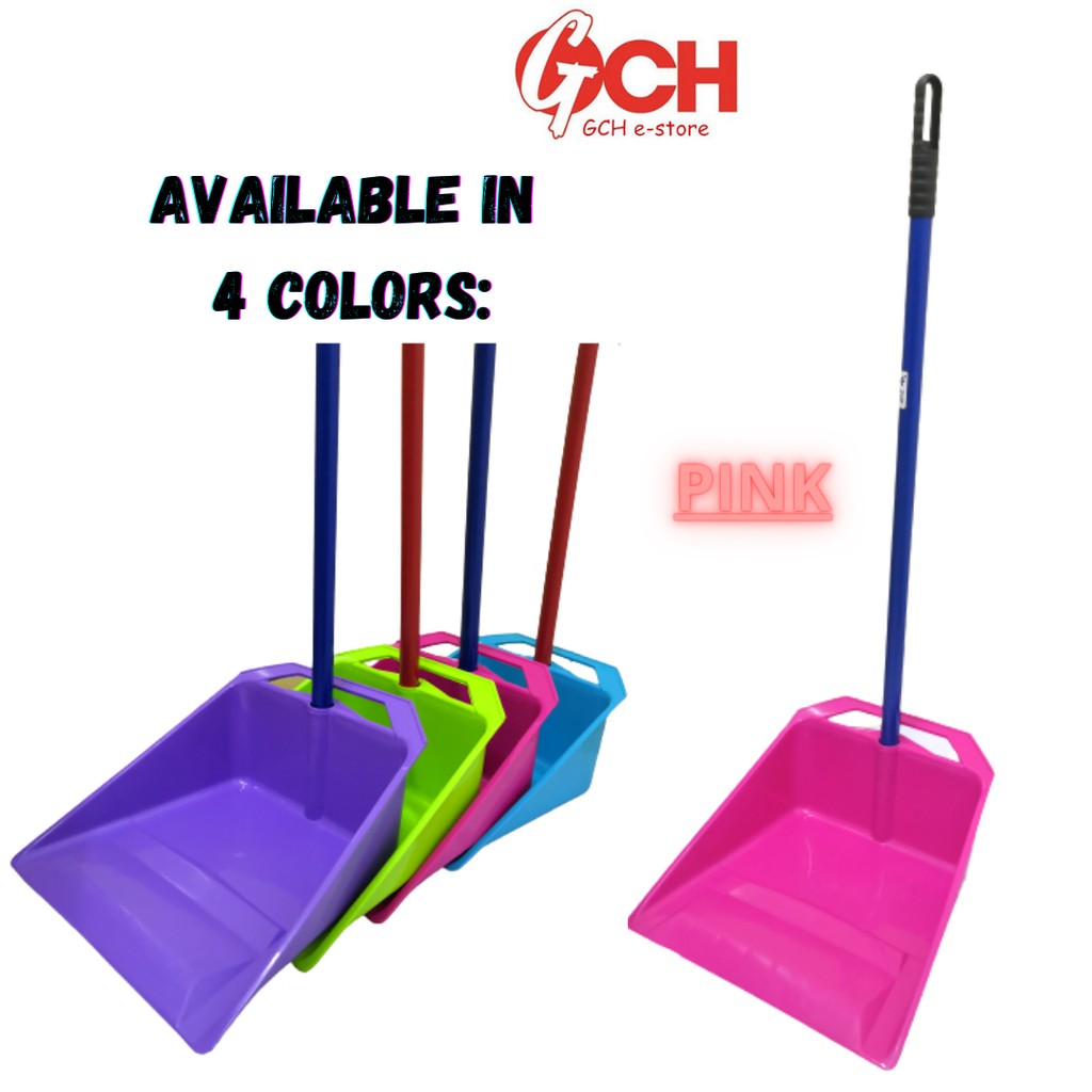 (Large) Color Plastic Dustpan with Metal Handle / Home Dustpan ...