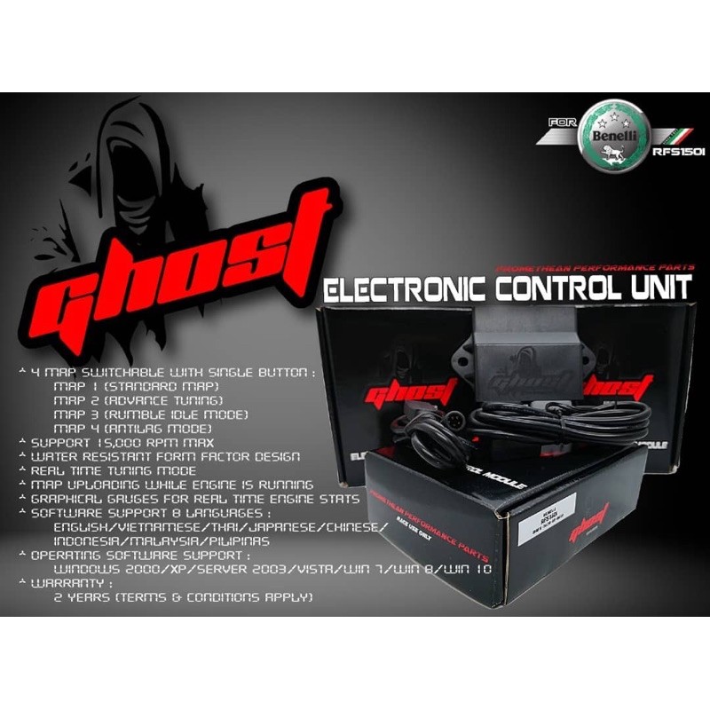 Ghost Programmable ECU : Benelli RFS150i | Shopee Malaysia