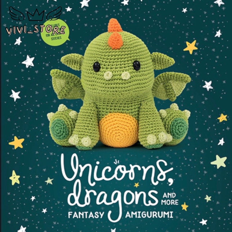 [E-PDF] Amigurumi Crochet Pattern | 14 Fantasy Creatures and Characters ...