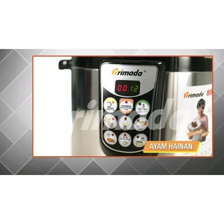 Primada 6 Liter Dual Pots Pressure Cooker PC6010 (1 NON STICK POT ...