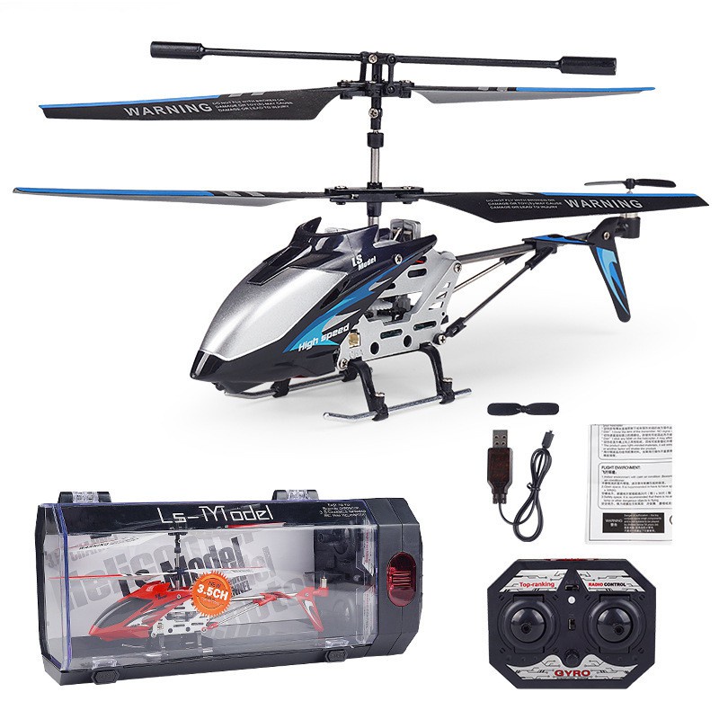 2025 RC Helicopter High Speed LED light Ls-Model 3.5Ch Remote Control ...