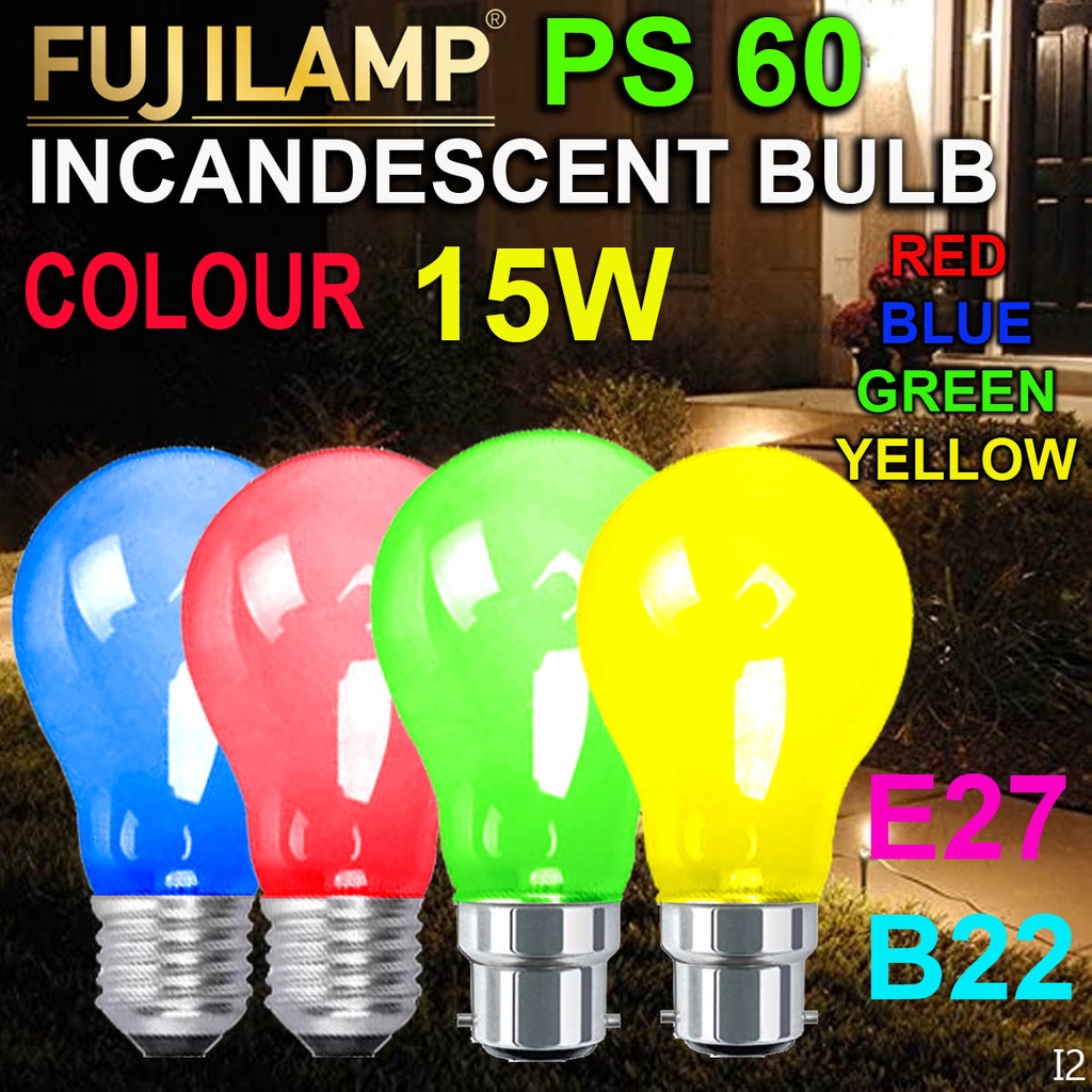 [local seller] 15W B22 PS60 Incandescent Light Bulb | Shopee Malaysia