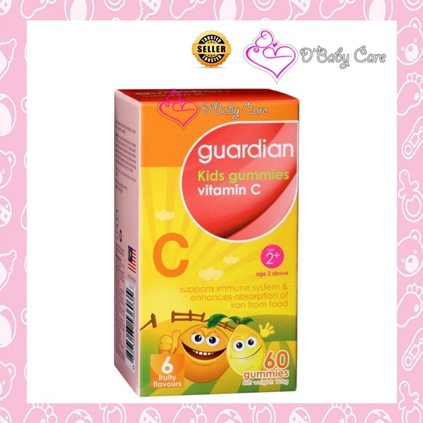 Guardian Vitamin C Kids Gummies 60's | Shopee Malaysia