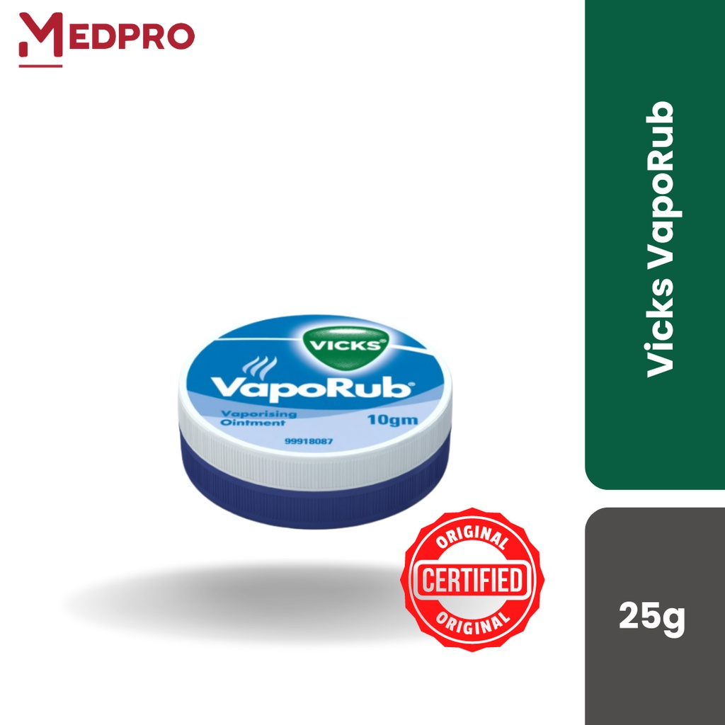 Vicks Vaporub Ointment 10g | Shopee Malaysia