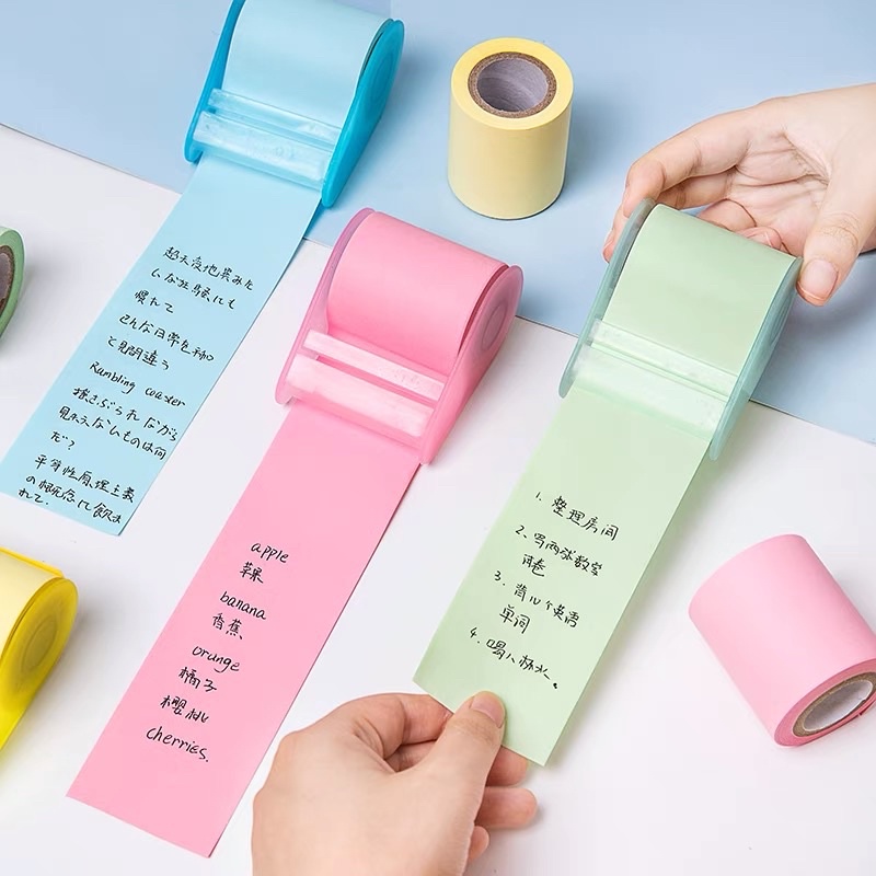 AKINA SAVE 8m + 8m set Refillable Colour Sticky Note Roll with ...