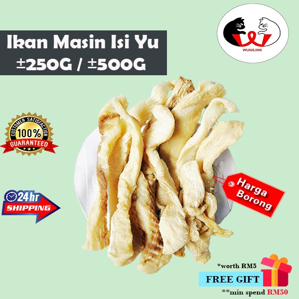 Ikan Masin Isi Yu / Ikan Yu Masin Isi [± 250GM / ± 500GM] | Shopee Malaysia