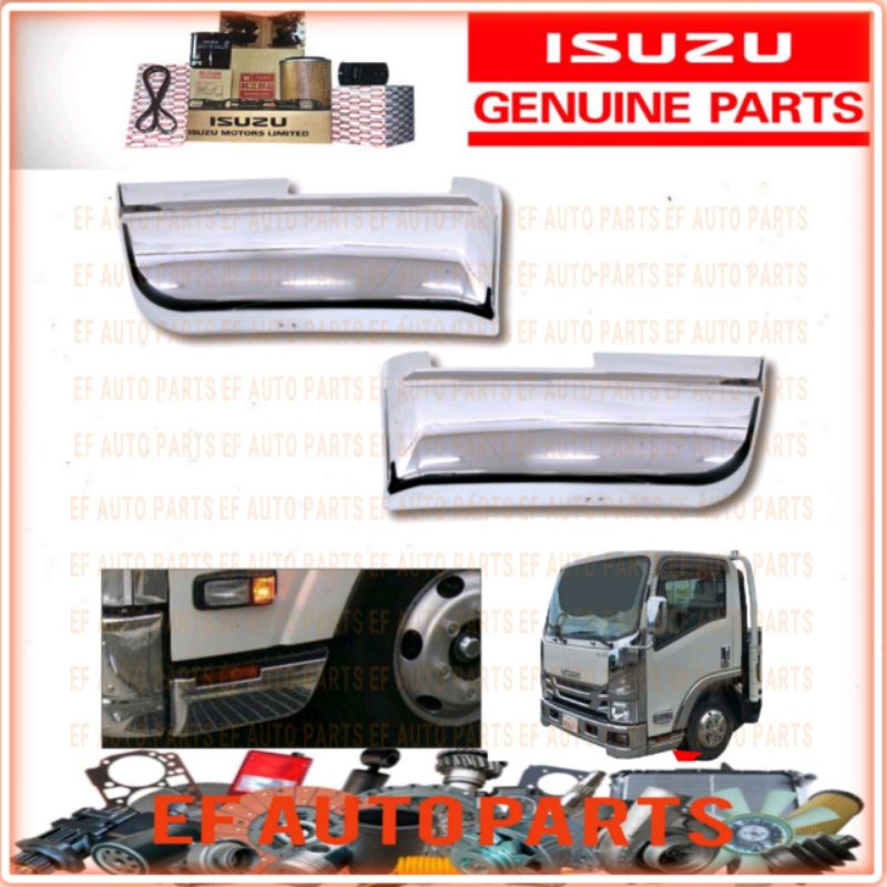 ISUZU NPR NLR PRO CHROME SIDE FOOT STEP COVER GARNISH WIDE 1 3 TON ...