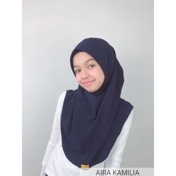 Kids Hijab Tudung Soft Awning Moss Crepe Ume Hijab by Aira Kamilia | Shopee Malaysia