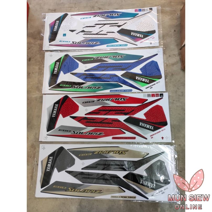 Sticker Stiker Body Stripe Cover Set (2) Yamaha Ego Solariz | Shopee Malaysia