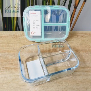 LOCK & LOCK Lock Glass Food Container&Lock Glass Food Container, BLANC ...