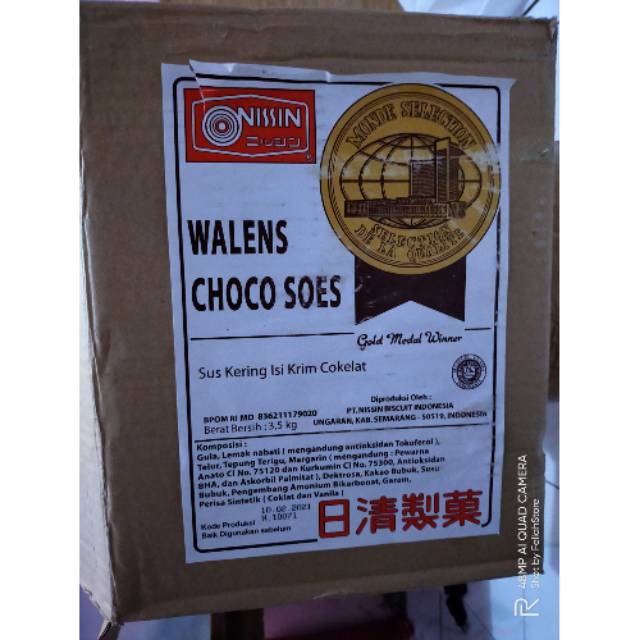 Original Walens Chocolate soes/Dried soes Snack/Chocolate Snack ...