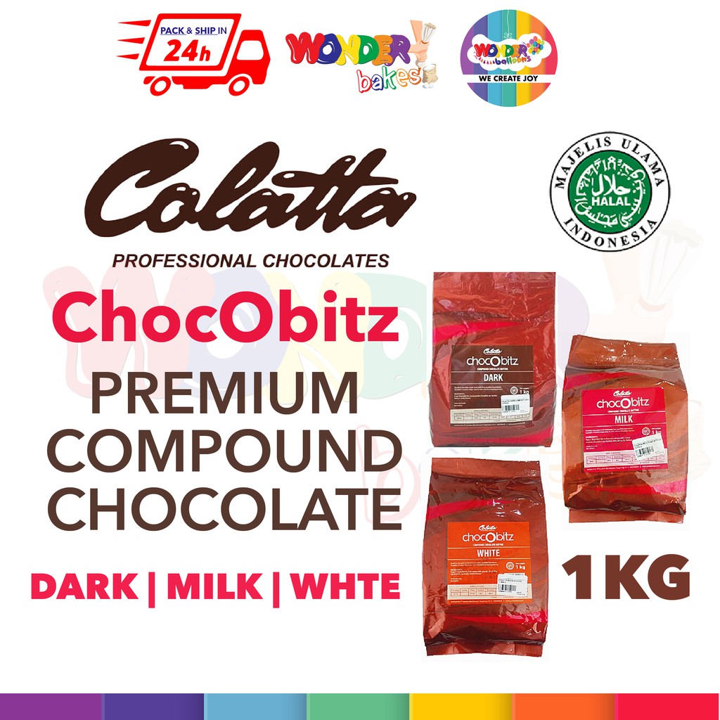 {SHIP IN 24 HOURS} COLATTA CHOCOBITZ Chocolate Compound Coins 1KG ...