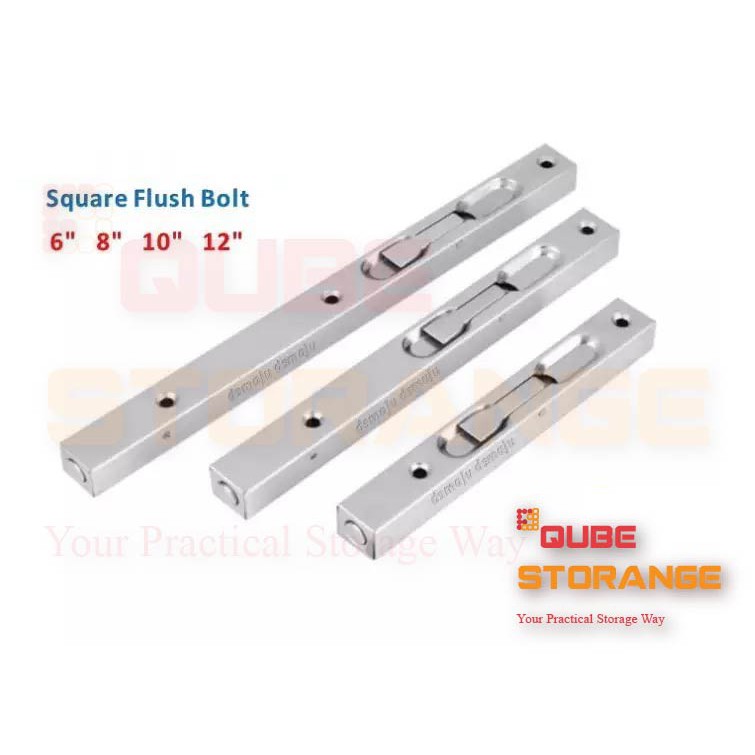 L-10 Box Type Flush Bolt Stainless Steel Door Action Flush Bolt Latch ...