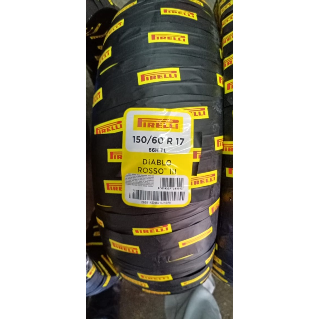 PIRELLI Diablo Rosso Sport Rosso 3 Tyre Tubeless Tayar Pirelli Motor ...
