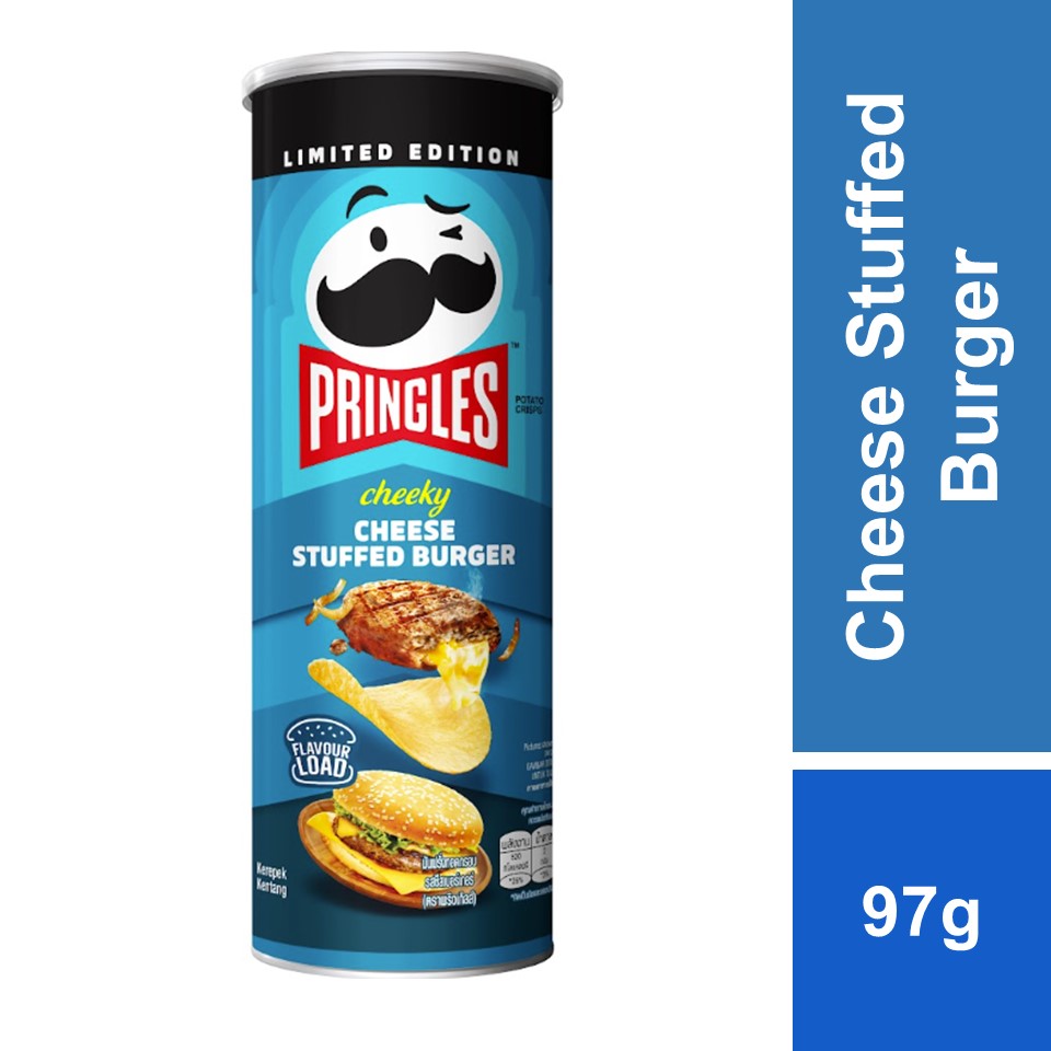 Pringles Potato Chips - Cheeky Cheese Stuffed Burger 97g | Shopee Malaysia
