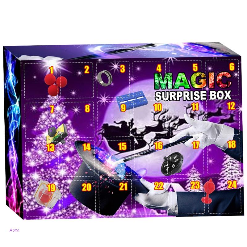 AOTO Advent Calendar 24 Days Surprise Blind Box Fidget Halloween ...