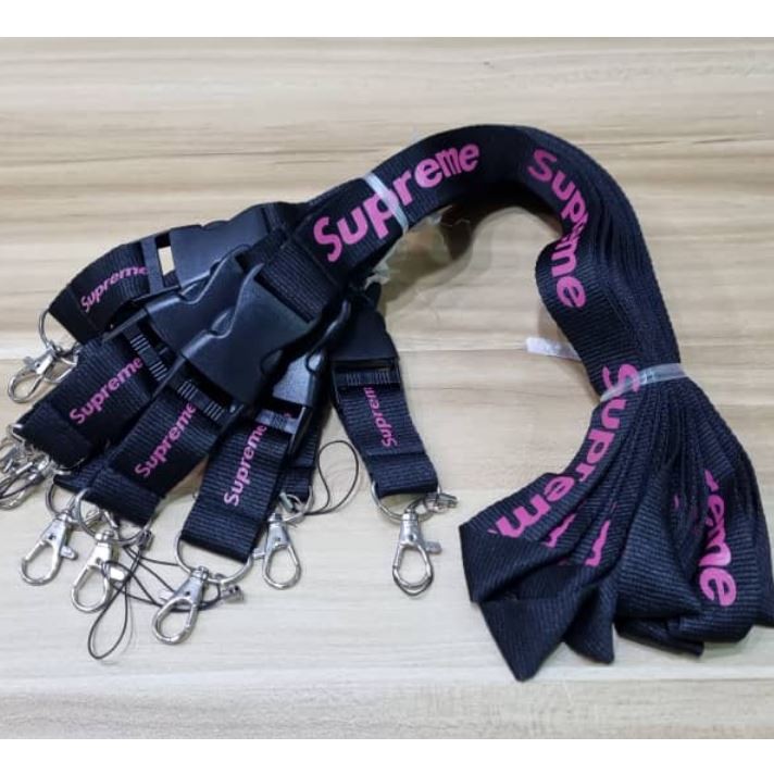 (ACC9) Neck Straps Supreme for Mobile phone Key ID Card Keychain ...