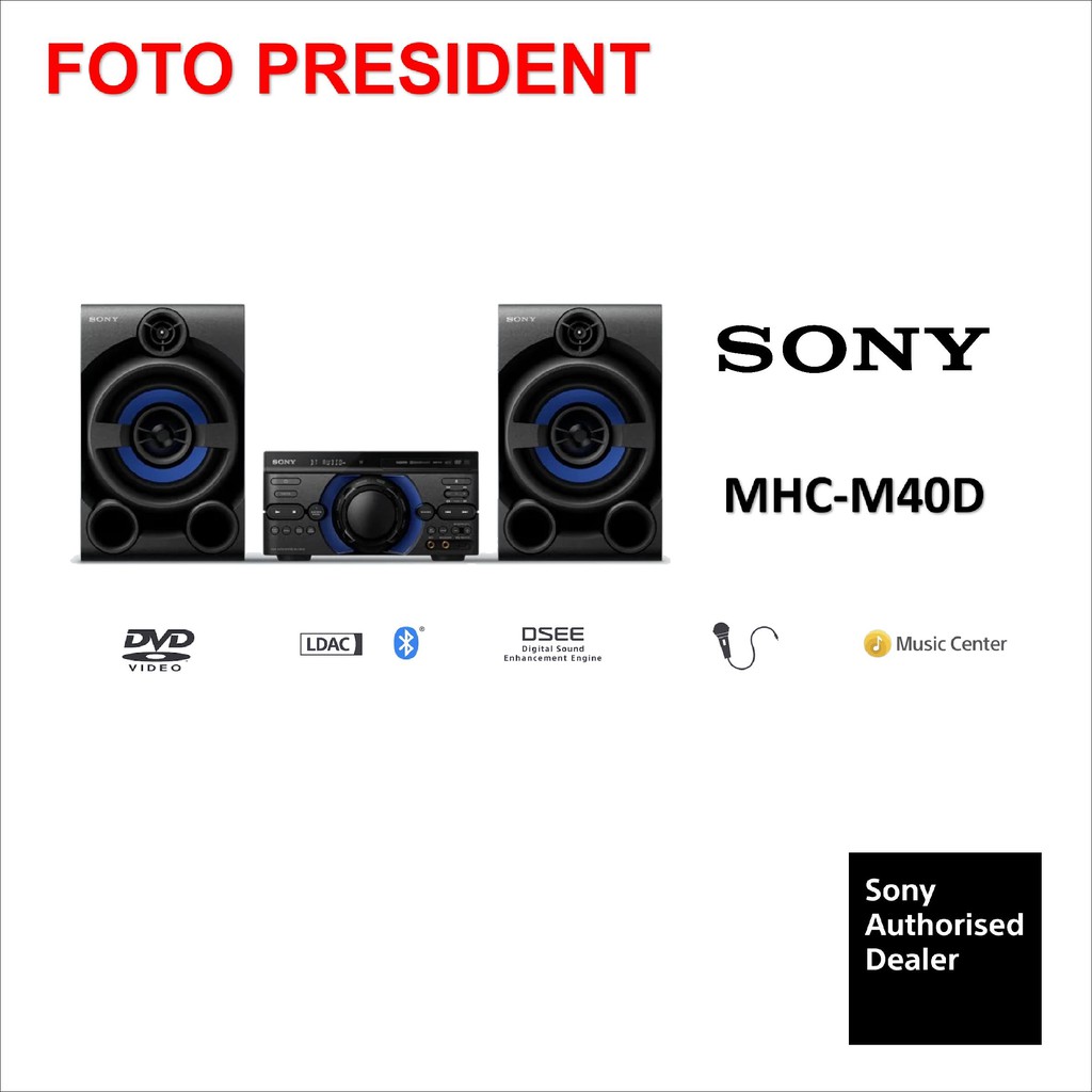 Sony MHC-M40D High Power Audio System with DVD | Shopee Malaysia