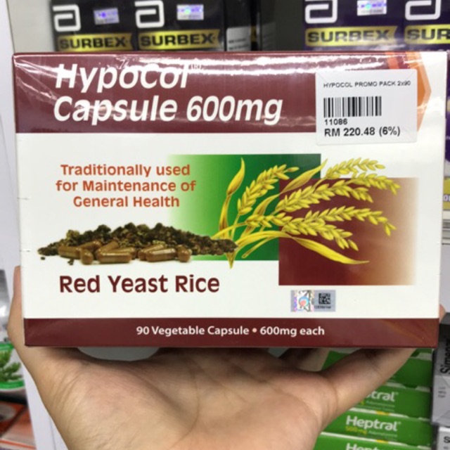 Hypocol capsule 600mg ( set of 2 x 90’s) | Shopee Malaysia