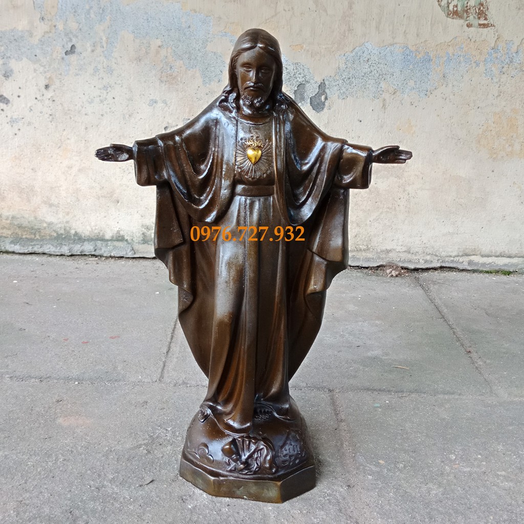 Bronze statue of Jesus Christ 40cm high, price of Jesus Christ statue ...