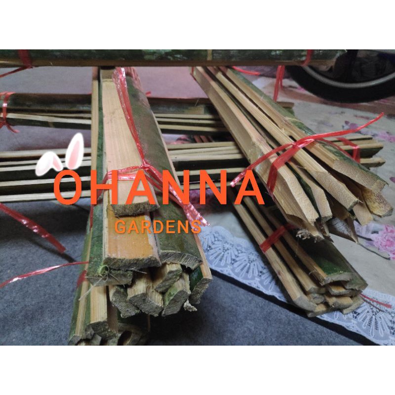 25 BATANG BULUH PANCANG 60cm UNTUK SOKONGAN TANAMAN. 1set 25 batang ...