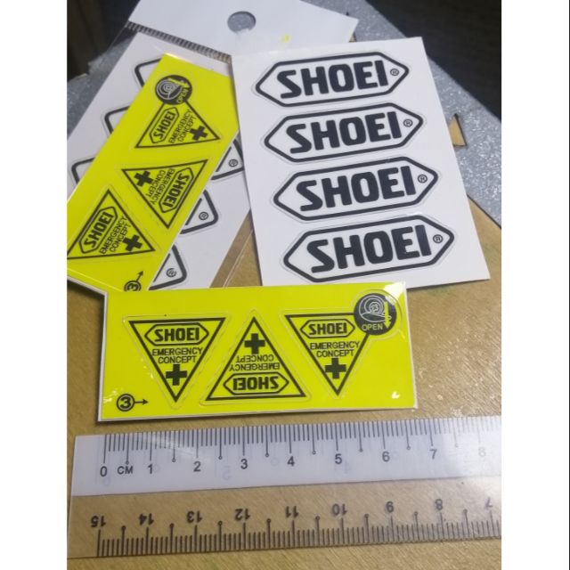 STICKER FOR VISOR HELMET SHOEI | Shopee Malaysia