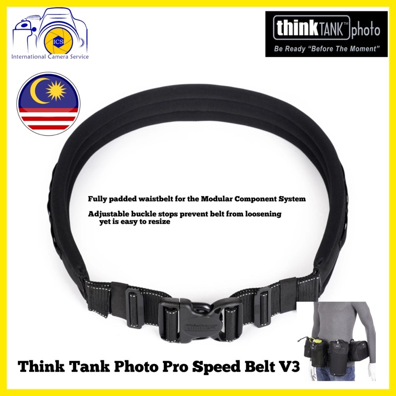 Think Tank Photo Pro Speed Belt V3.0 Fully padded waistbelt for the ...