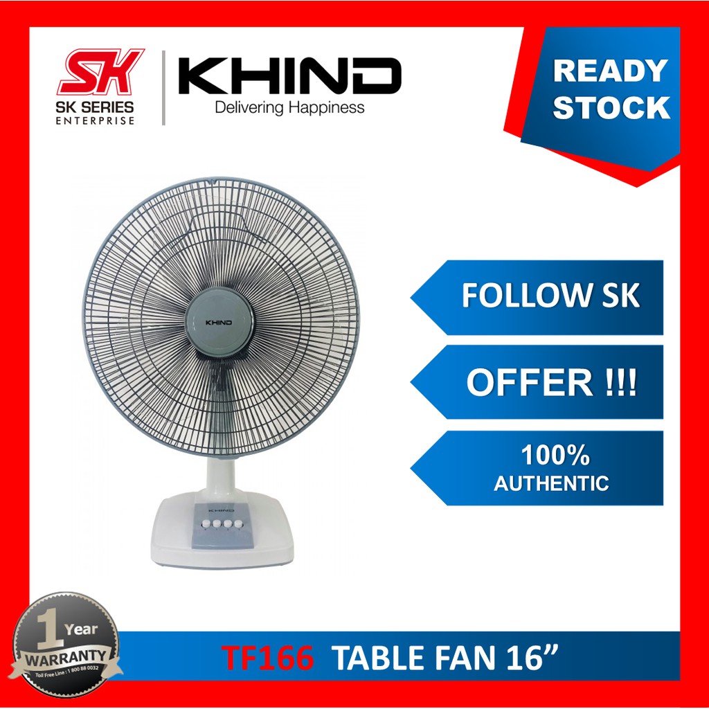 Khind TF166 Table Fan 16" | Shopee Malaysia