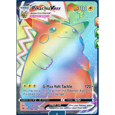 [PTCGO] Pokemon TCG Online : Pikachu Vmax Secret Rare (VIV) | Shopee ...