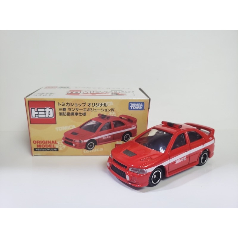Tomica Shop Original Model Mitsubishi Lancer Evolution IV Fire Command ...