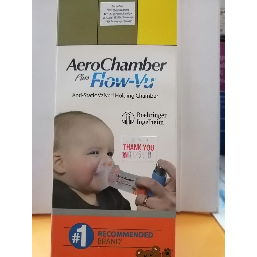 Aerochamber Plus Flow-Vu Small Mask for 0-18 months old baby | Shopee ...