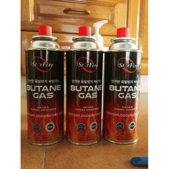 Set Butane Gas Cartridge For Portable Gas Stoves / Gas Butana Botol Tin ...