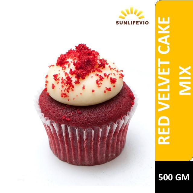 RED VELVET CAKE MIX 500GM + 10 PAPER CUPS | Red Velvet Viral | Shopee ...