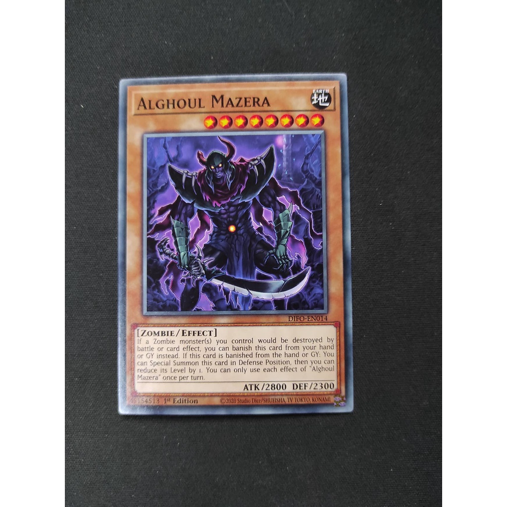 (YGO-TCG) 1 Card Alghoul Mazera - DIFO-EN014 - Common | Shopee Malaysia