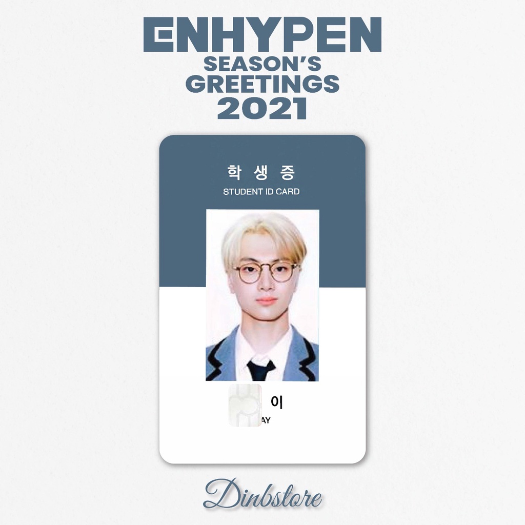 Enhypen ID CARD | Dinbstore SKIN CARD/ATM SKIN (ATM & E-Money CARD ...