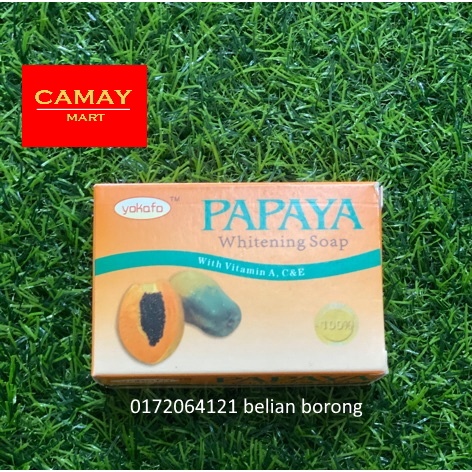 (READY STOCK) Sabun Papaya Whitening Yokafo Original | Shopee Malaysia