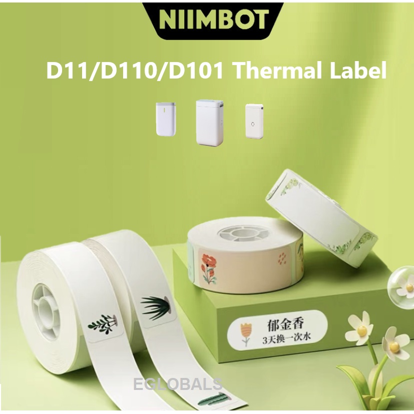 D11/D110/D101 Label Sticker Paper Roll Jing Chen (Niimbot) D11 / D101 Label Printer, Price Tag ...