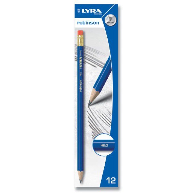 Lyra Robinson Graphite Pencil Grade HB with Eraser | Shopee Malaysia