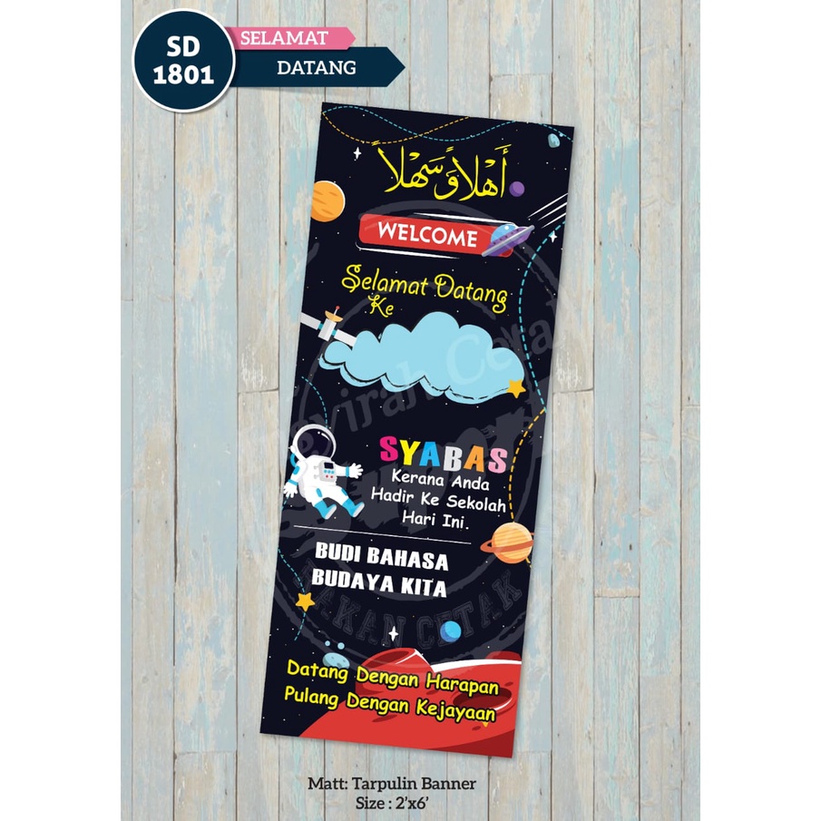 BANTING PINTU KELAS (SELAMAT DATANG / WELCOME) PELBAGAI DESIGN | Shopee ...
