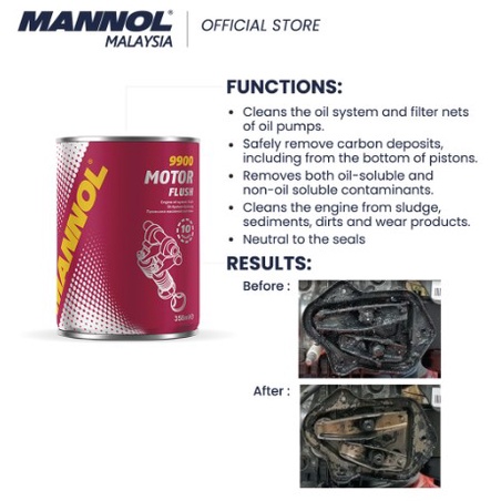 MANNOL MN9900 Motor Flush (350ml) | Shopee Malaysia