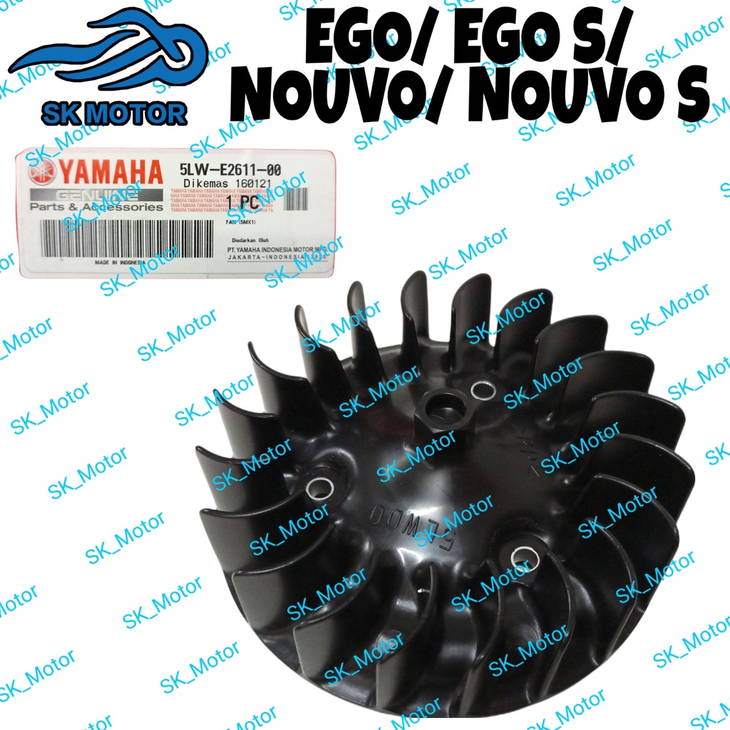 Yamaha EGO / EGO S / NOUVO / NOUVO S Original Fan Plastic Cooling Kipas ...