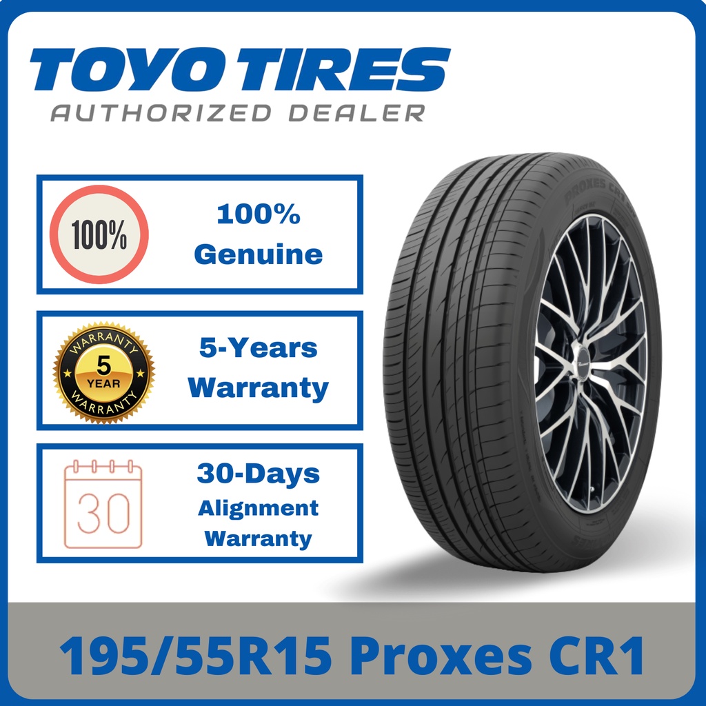 195/55R15 Toyo Tires Proxes CR1 *Year 2023/2024 | Shopee Malaysia