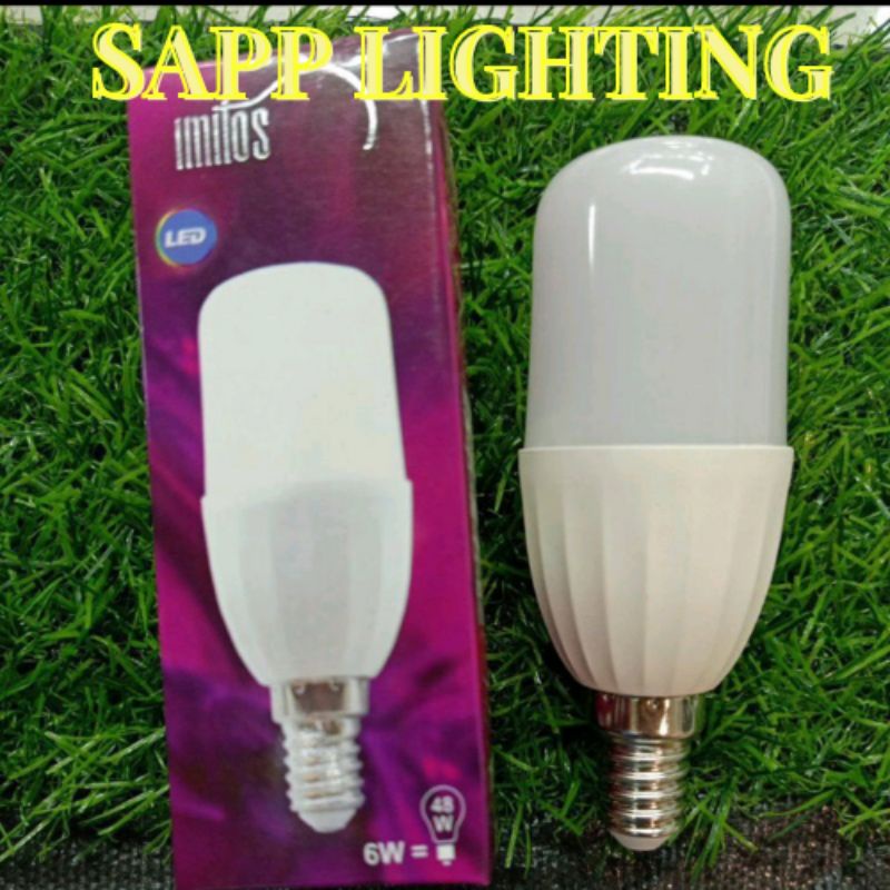IMITOS LED STICK BULB 6W E14(WARM WHITE/DAY LIGHT)READY STOCK | Shopee ...