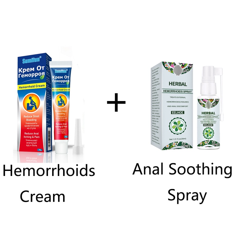Hemorrhoid Spray Semburan Buasir Krim Buasir Antibacterial Herbs Hemorrhoids Treat Internal and ...