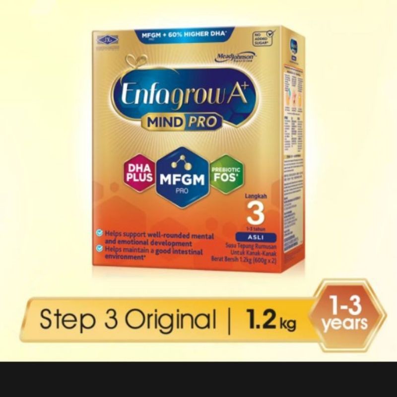 enfagrow step 3 original 1.2kg x 3 (exp 2022( | Shopee Malaysia