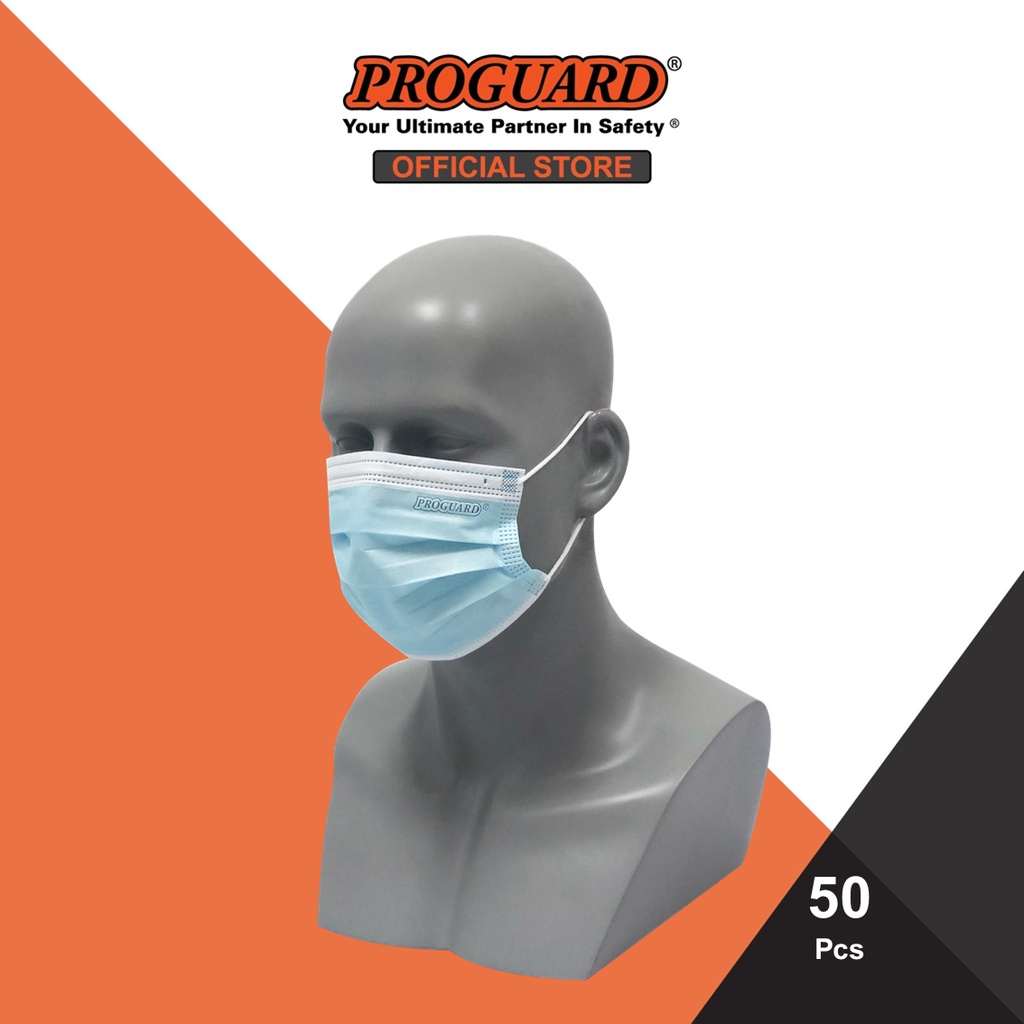 Proguard 3 Ply Medical Surgical Face Mask - Earloop | Shopee Malaysia